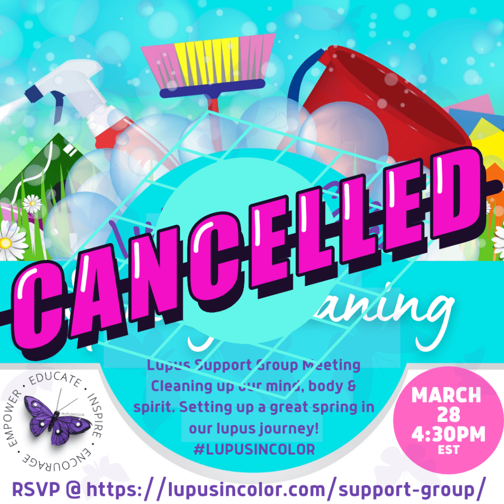 Support Group Cancelled